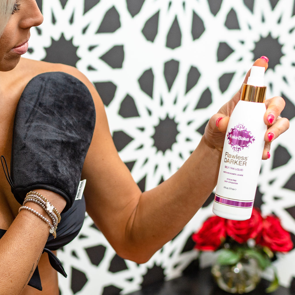 Fake Bake® Flawless® Darker Self-Tan Liquid with Ultimate Application ...