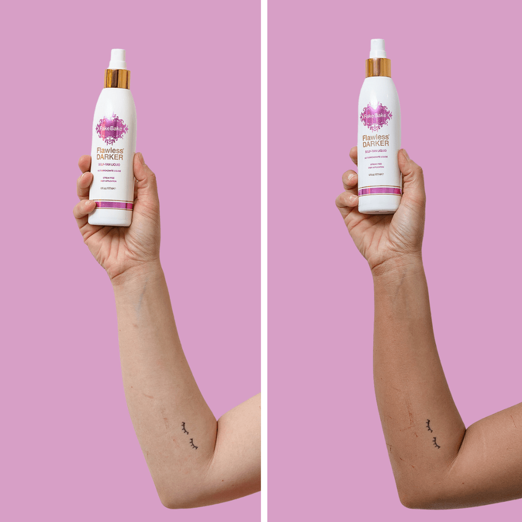 Fake Bake® Flawless® Darker Self-Tan Liquid with Ultimate Application ...