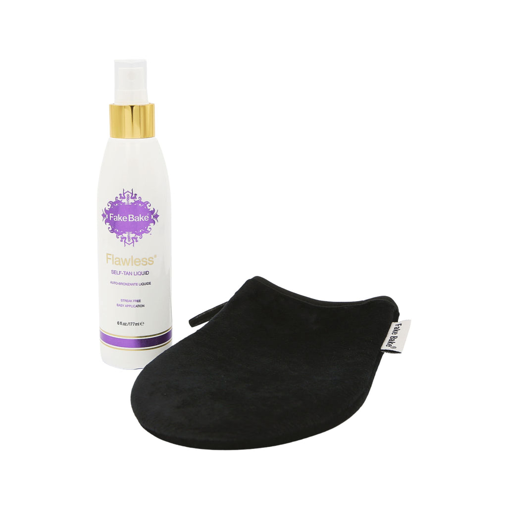 Fake Bake® Flawless® Self-Tan Liquid with Ultimate Application Mitt an ...